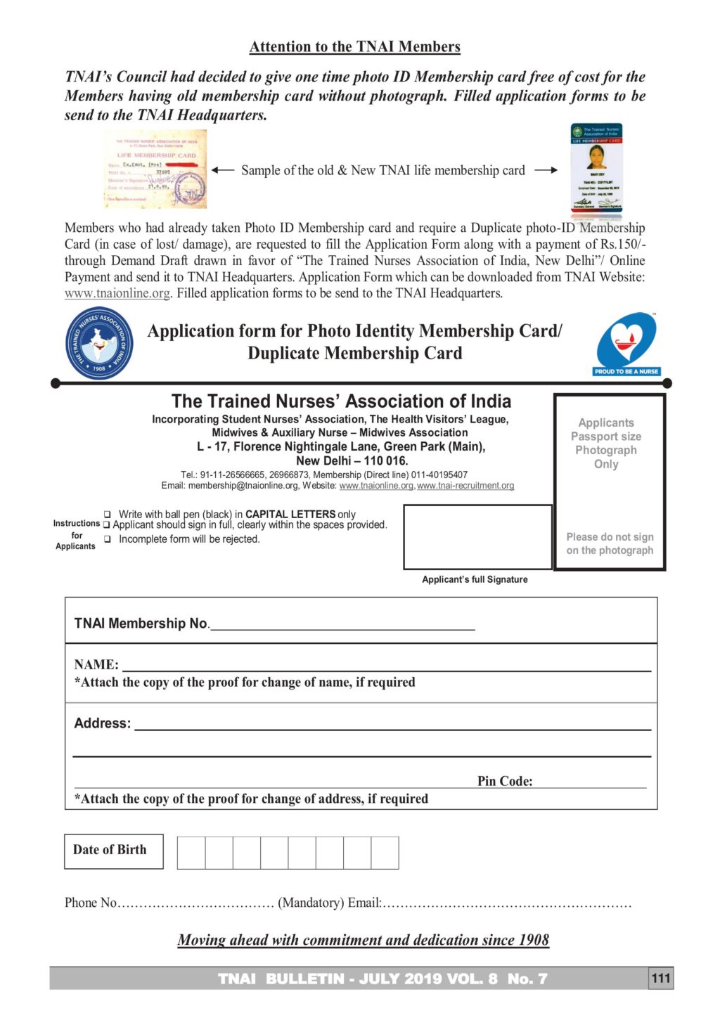 TNAI Bulletin – July 2019 - TNAI Publications