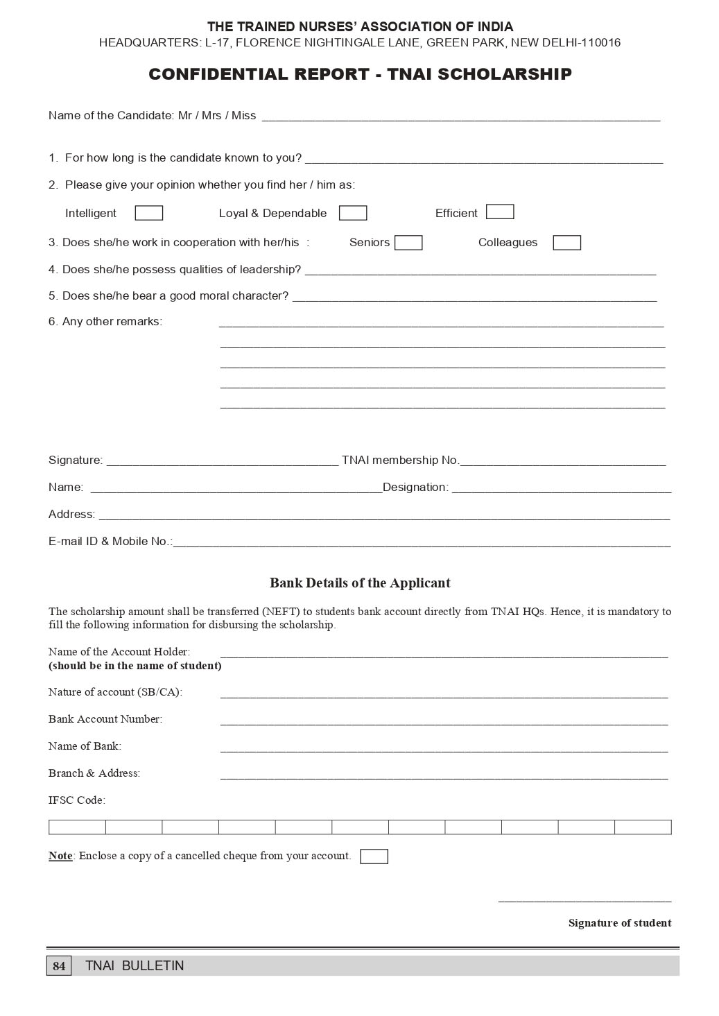 TNAI Bulletin - June 2020 - TNAI Publications
