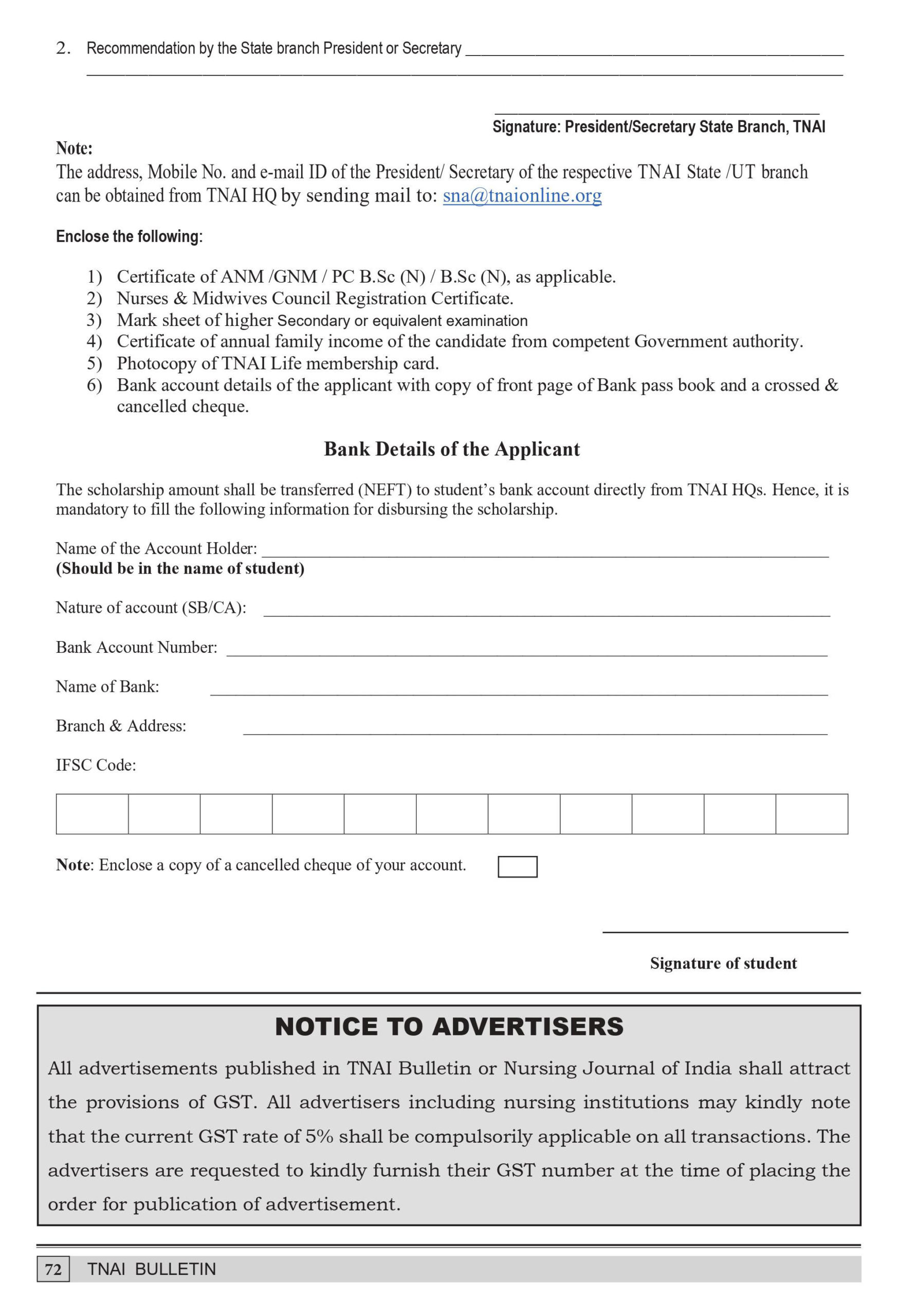 TNAI Bulletin – May 2021 - TNAI Publications