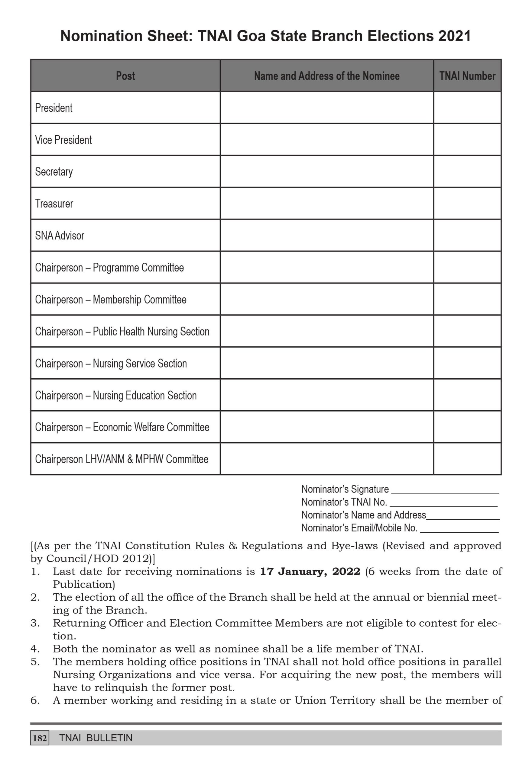 TNAI Bulletin - December 2021 - TNAI Publications