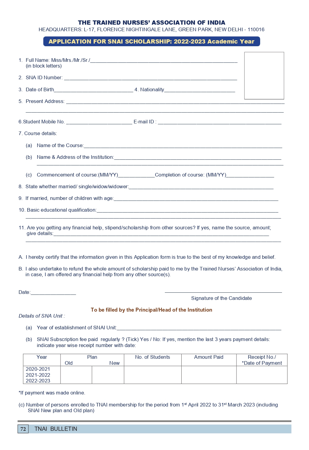 TNAI Bulletin - May 2023 - TNAI Publications