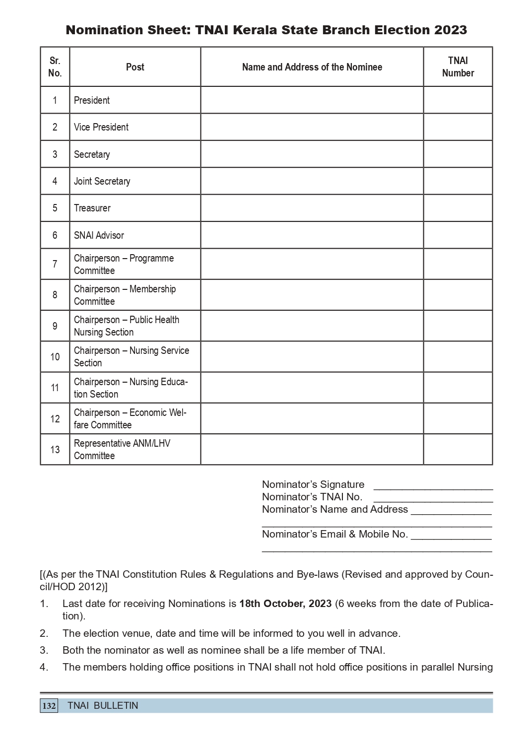 TNAI Bulletin - September 2023 - TNAI Publications
