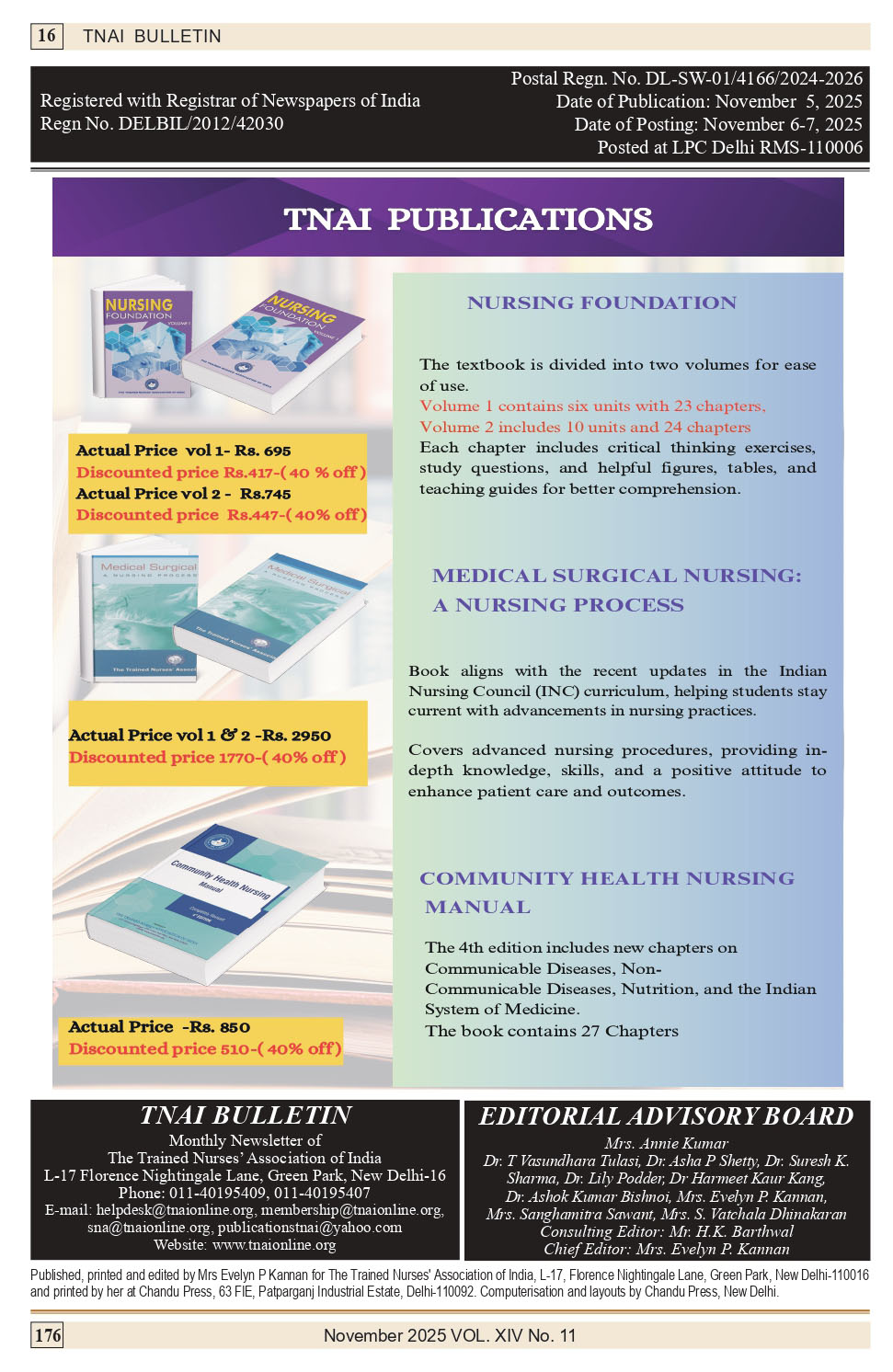 TNAI Bulletin - November 2025 - TNAI Publications